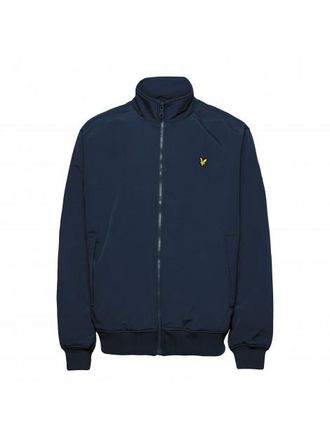 Lyle & Scott Fleece Lined Funnel Jacket Blau