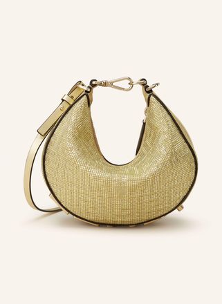 Fendi Handtasche Fendigraphy Mini Mit Schmucksteinen gold