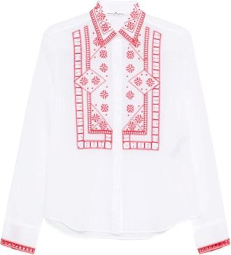 Ermanno Scervino Femme, Blouses et Chemises, Rouge, Taille: 36 FR Chemises