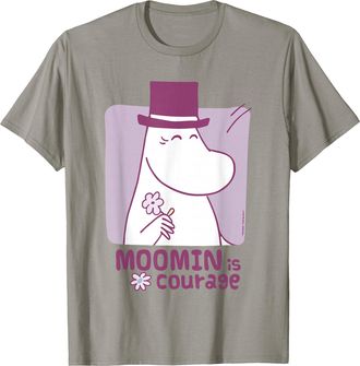 Moomin Mumin Moominpappa Mumins ist Mut T-Shirt