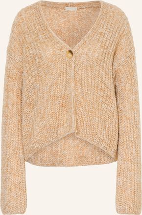 Milano Milano Italy Strickh&uuml;lle Mit Glitzergarn beige
