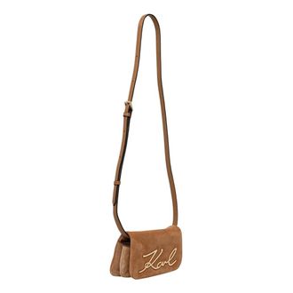 Karl Lagerfeld K Signature Umh&auml;ngetasche - - Bags - Damen - Braun - ONE SIZE