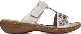 Rieker Pantoletten Rieker CEO-608K2-40 Silberfarben