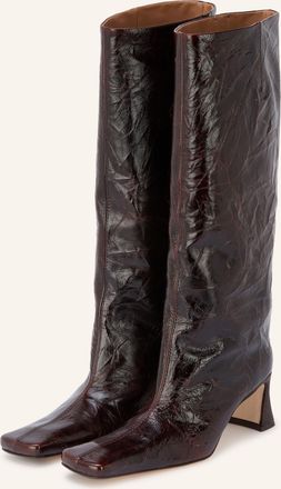 Miista Miista Lackstiefel Bluma braun