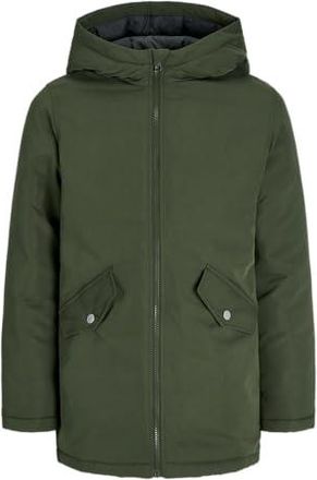 Jack & Jones JJLOOP JNR Veste parka pour homme Forest Night, 152, marron, 152 cm