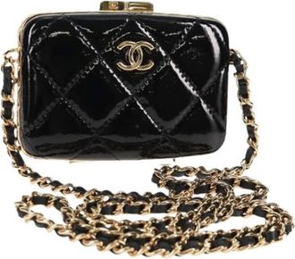 Chanel Pre-owned Cuir sacs-chanel - Femme - Pre-owned - Noir - Taille: ONE Size