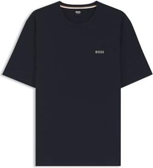 BOSS Hommes Waffle T-Shirt T-Shirt de Pyjama &agrave; la Structure gaufr&eacute;e avec Logo brod&eacute;