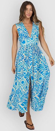 Salty Crew Windward Maxi Kleid bold blue