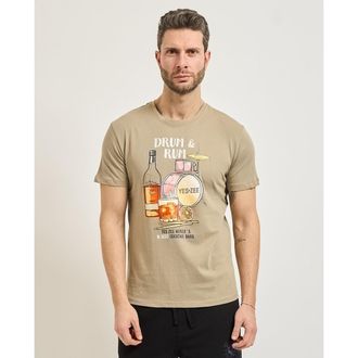 Yes-Zee T-shirt homme avec imprim&eacute; fantaisie