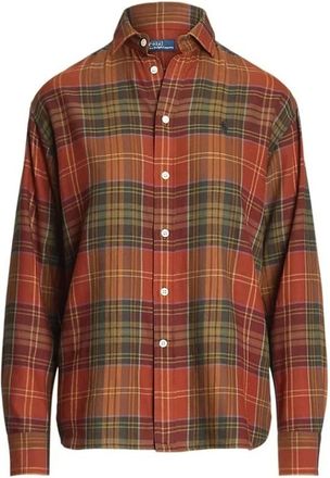 Polo Ralph Lauren Femme, Blouses et Chemises, Orange, Taille: 40 FR Chemise Casual