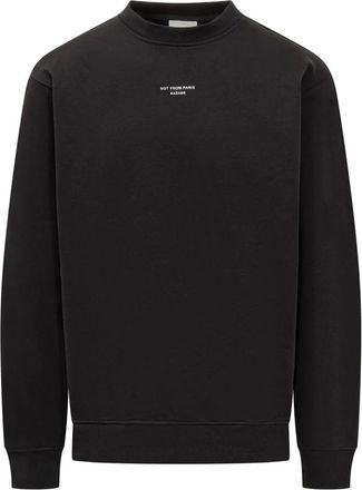 Dr&ocirc;le de Monsieur Homme, Sweatshirts et sweats &agrave; capuche, Noir, Taille: S SweaT-shirts