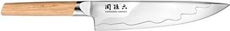 Kai Seki Magoroku Composite Couteau de Chef 20,0 cm - Acier Inoxydable SUS420J2 56 HRC/Acier VG 10 61 HRC - Bois de Pakka à Grain léger - fabriqué à la Ma