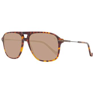 Hackett Homme, Accessoires, Brun, Taille: ONE Size Lunettes de soleil en ac&eacute;tate marron