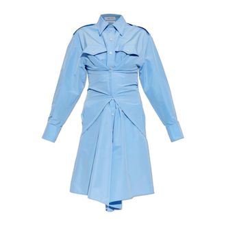 Alexander McQueen Damen, Kleider, Blau, SGr&ouml;&szlig;e