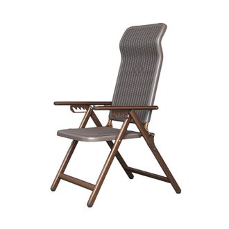 Generic Klappstuhl Camping Leicht Tragbar mit Verstellbare R&uuml;ckenlehne Klappst&uuml;hle Balkon Atmungsaktiv Gartenst&uuml;hle Metall Bis 100kg Belastbar f&uuml;r G&auml;ste K&uuml;che