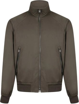 Tom Ford Homme, Vestes, Vert, Taille: XL Blouson doubl&eacute; en cachemire