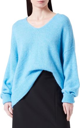 BOSS Womens C_Fondianan Sweater, Open Blue, XXL