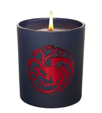Insight Editions Game of Thrones: House Targaryen Large Glass Candle
