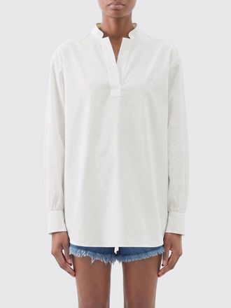 Valentino Garavani Hemd in Relaxed Fit aus Baumwollpopeline mit V-Ausschnitt