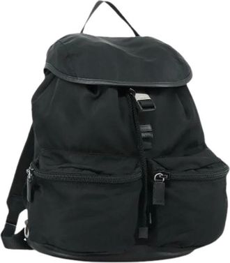 Prada unisex, Pre-owned, Noir, Taille: ONE Size Sac à dos en nylon Pre-owned