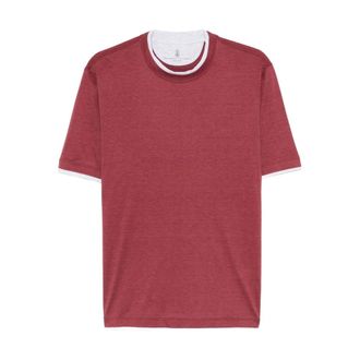 Brunello Cucinelli Herren, Oberteile, Rot, 2XLGr&ouml;&szlig;e