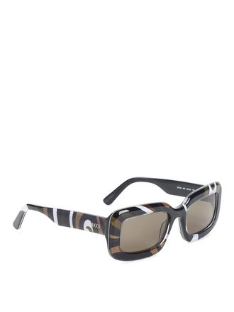 Emilio Pucci Lunettes De Soleil - Marron