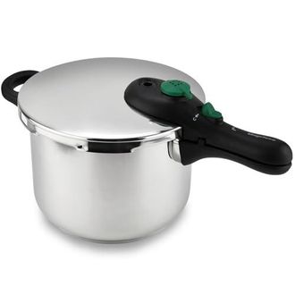 Magefesa DYNAMIC - Schnellkochtopf 5L, Edelstahl 18/10, 5 Sicherheitssysteme, Einfache Bedienung, Für Alle Herdarten Geeignet, Induktion