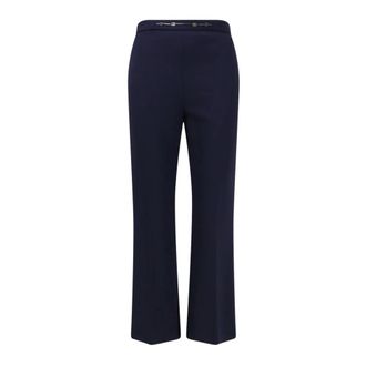 Elisabetta Franchi Damen, Hosen, Blau, XLGr&ouml;&szlig;e