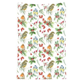 Ambiente Winter Geschirrtuch - Birds in Winter - V&ouml;gel