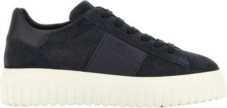 Hogan Homme, Chaussures, Bleu, Taille: 41 EU Suede Baskets