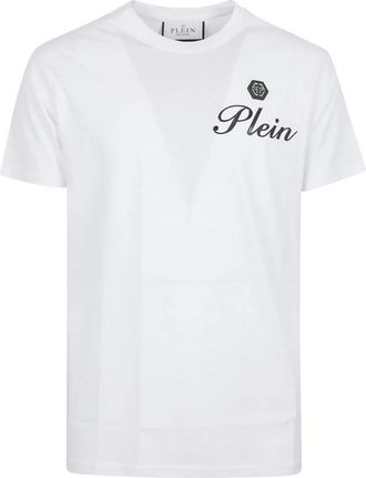 Philipp Plein Homme, Tops, Blanc, Taille: S T-Chemises