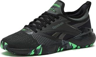 Reebok Nano Court Sport Chaussures de Pickleball ou Tennis Homme, Noir/Gris 5, 11.5 Women/10 Men