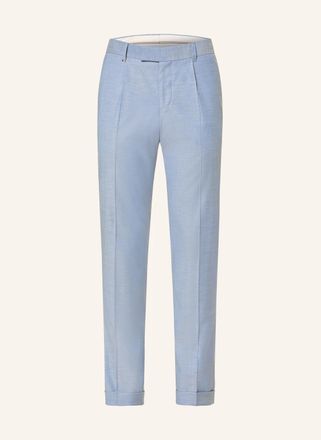HUGO BOSS Anzughose Genius Slim Fit blau