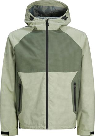 Jack & Jones Herren Jcothread Light Jacket Allwetterjacke 12251514,Desert Sage/Detail:Agave Green Blocking,M