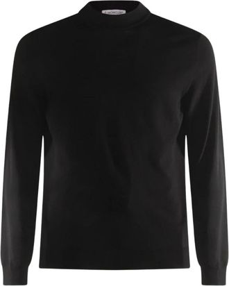 Zanone Homme, Pulls, Noir, Taille: 2XL Wool Turtleneck Sweater