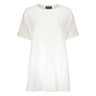 Herno Wei&szlig;es Baumwoll-T-Shirt - - Tops - Damen - Wei&szlig; - M