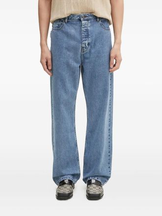 Filling Pieces jean à patch logo - Bleu