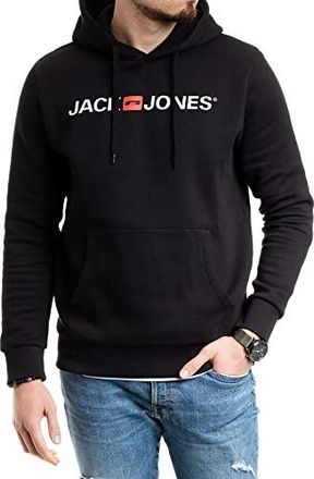 Jack & Jones Jack & Jones Sweat &agrave; Capuche Homme - Taille S &agrave; 3XL - Sweat &agrave; Capuche Homme - Pulls avec diff&eacute;rents Motifs et Couleurs (Sweat 1 M)