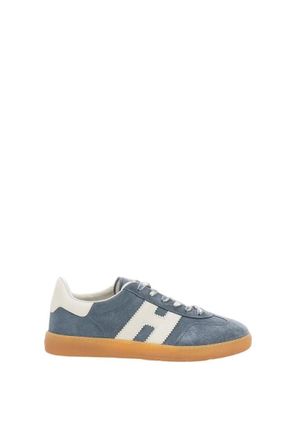 Hogan Low-Top Sneaker - Cool Lace-Up H - Gr. 7_5 - in Blau - f&uuml;r Damen