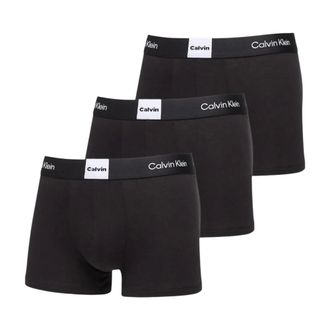 Calvin Klein Homme, Sous-v&ecirc;tements, Noir, Taille: M Trunk 3PK