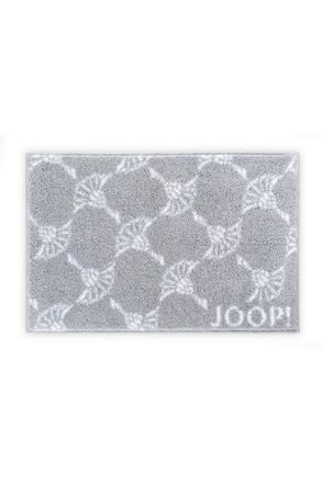 Joop Badteppich New Cornflower Allover, Grau, Textil, Floral, rechteckig, 50x60 cm, Made in Germany, f&uuml;r Fu&szlig;bodenheizung geeignet, rutschhemmend, Badtextil