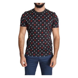 Dolce & Gabbana T-Shirt mit Rundhalsausschnitt und kurzen &Auml;rmeln - - Tops - Herren - Mehrfarbig - M