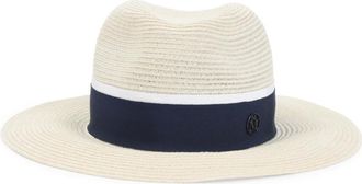 Maison Michel Femme, Accessoires, Beige, Taille: S Virginie Hemp Fedora