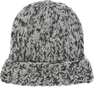 Ganni bonnet en maille - Gris