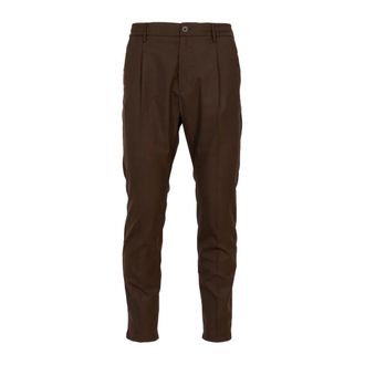 Cruna Homme, Pantalons, Brun, Taille: M Pantalon Slim-fit