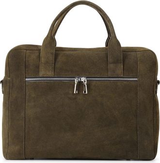 TR HANDSCHUHE WIEN Laptop-Tasche aus Veloursleder