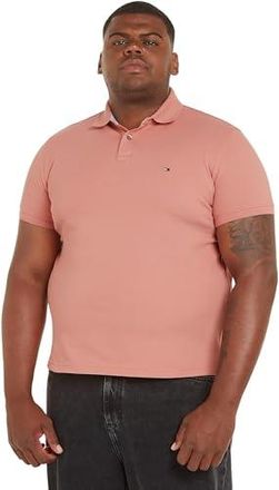 Tommy Hilfiger Polo Manches Courtes Homme 1985 Regular Fit, Rose (Teaberry Blossom), XS