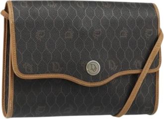 Dior Sac bandouli&egrave;re en plastique Pre-owned - Femme - Pre-owned - Brun - Taille: ONE Size