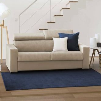 Dmora Talamo Italia - Canap&eacute; lit 3 places Aiko, canap&eacute; de salon avec ouverture pivotante, appuis-t&ecirc;te r&eacute;glables et accoudoirs standards, 100% Made in Italy,