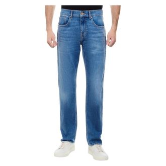7 For All Mankind The Gerades Jeans - - Jeans - Herren - Blau - W38